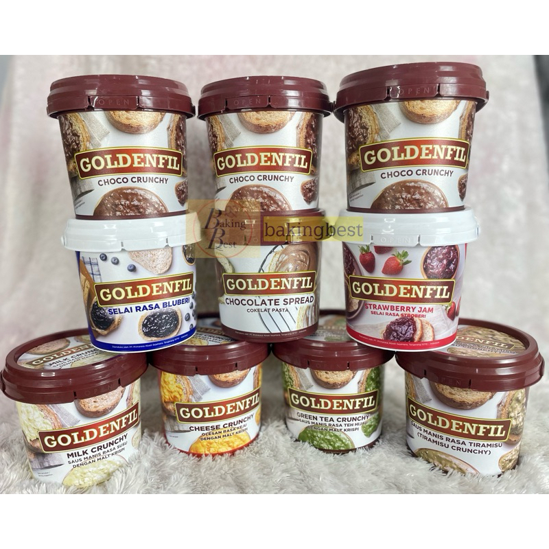Jual GOLDENFIL 1 KG NEW TERLENGKAP !!! Selai Premium Quality HALAL BPOM ...