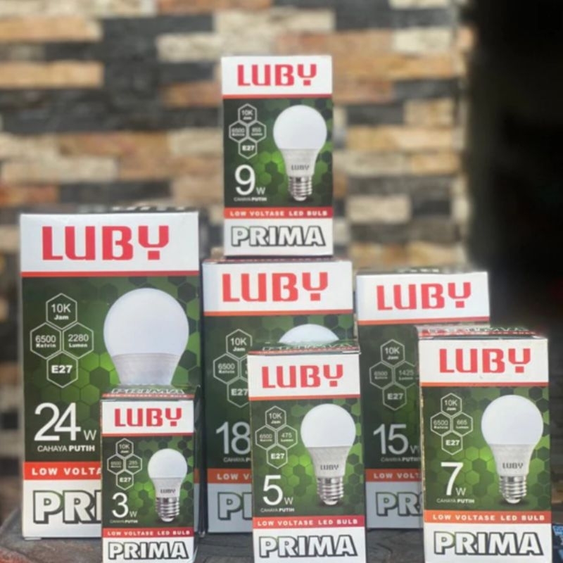 Jual LUBY PRIMA LAMPU BOHLAM LED 3W 5W 7W 9W 12W 15W 18W 24W CAHAYA ...