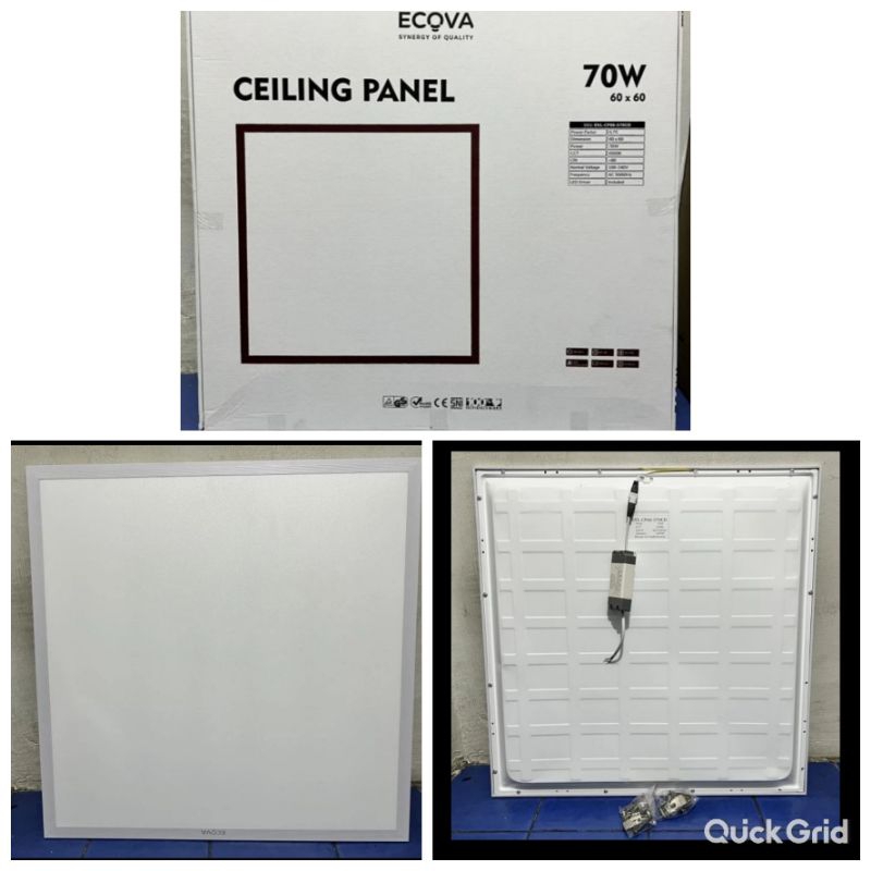 Jual Lampu LED Downlight Ceiling Panel 60 x 60 60x60 Cm 70 Watt Cahaya ...