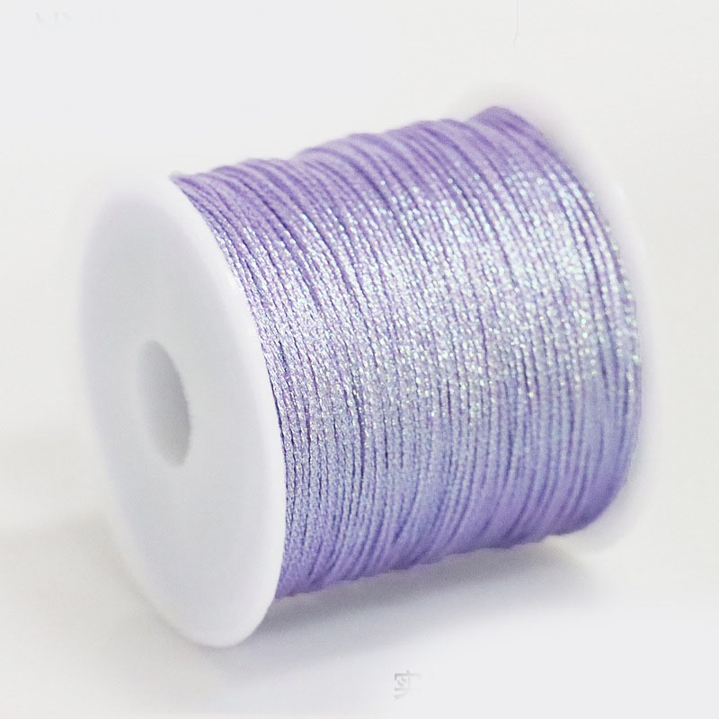 Jual 1 ROLL Shine String Tali Benang Metalik Metallic String - 6 HELAI ...