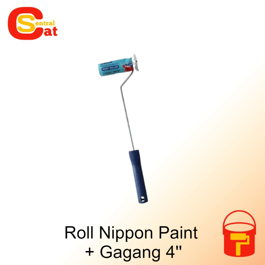 Jual Roll Cat Mini 4" - High quality/Kuas Roll Kapal 4 inch NIPPON ...