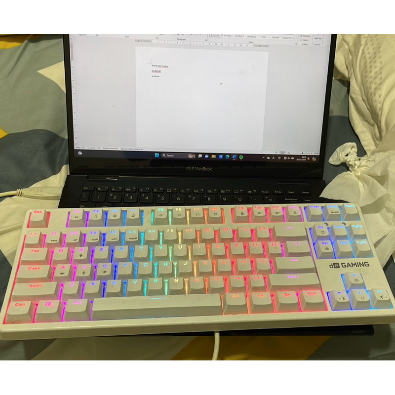 Jual DA GAMING MECA WARRIOR X RGB ICE MECHANICAL KEYBOARD | Shopee ...