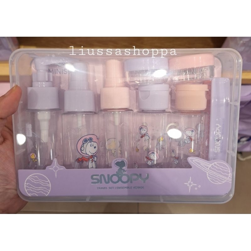Jual Travel Kit Miniso - Snoopy The Little Space Explorer Collection ...