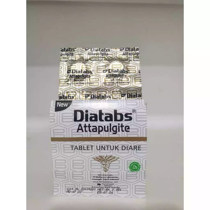 Jual New Diatabs tablet untuk Diare (4 Tablet) | Shopee Indonesia