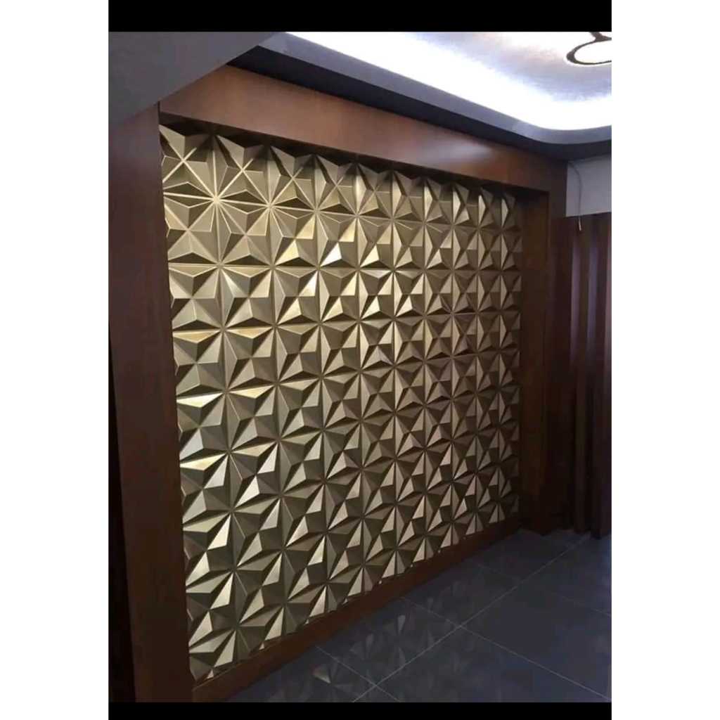 Jual Wall Panel 3D Cor Beton ukuran 30 x 30 cm x 2.5 cm dan 50 x 50 x 2 ...