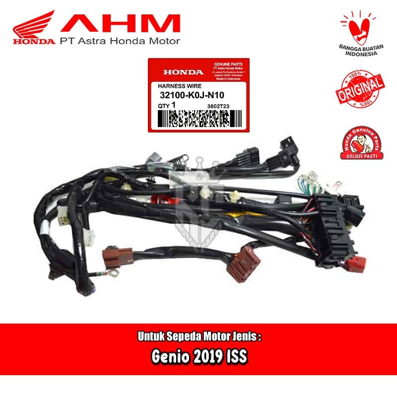 Jual Wayar Kabel Body Komplit Honda Genio 2019 ISS 100% Original AHM 32100-K0J-N10 | Shopee ...