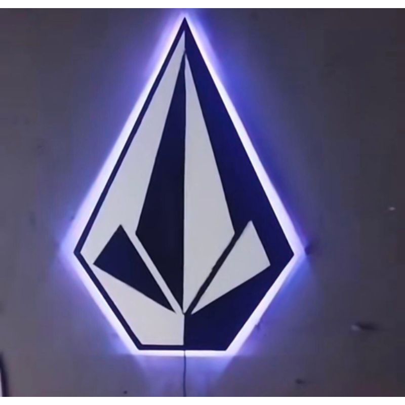 Jual Logo Volcom rgb lampu tidur volcom walldecor hypebeast aesthetic ...