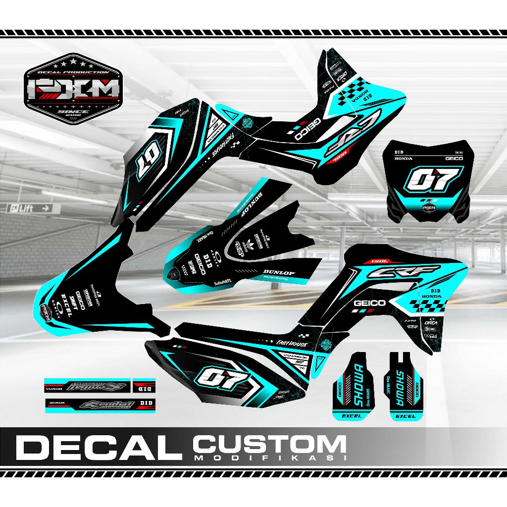 Jual decal crf 150 l full body hitam Tosca Hitam Keren Dengan Pilihan ...