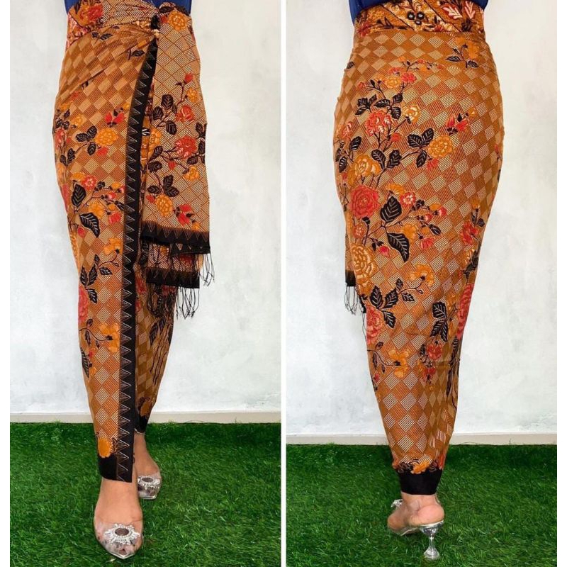 Jual Sutra Paris Set Selendang Motif ATBM || kamen lembaran bali ...