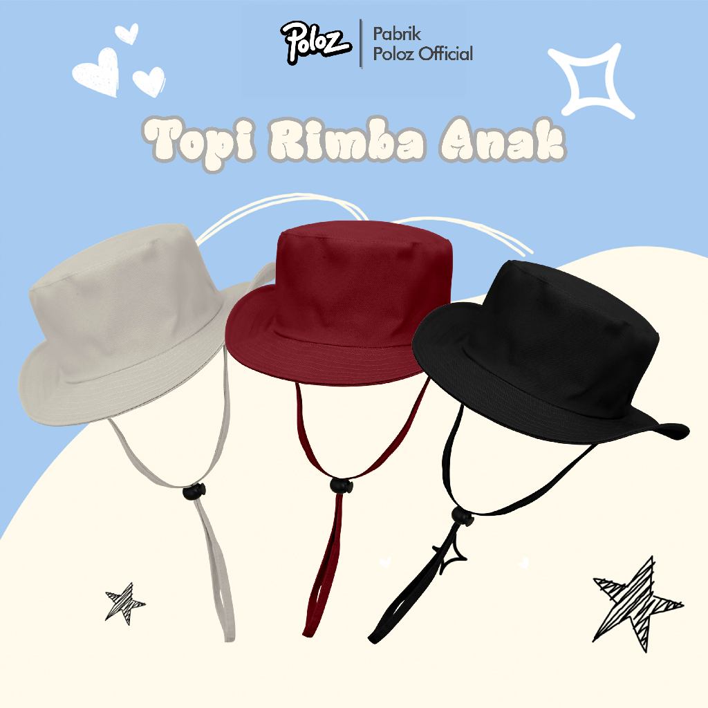 Jual Topi Rimba Dewasa Polos Topi Dewasa Wanita Laki-Laki Polos Murah ...