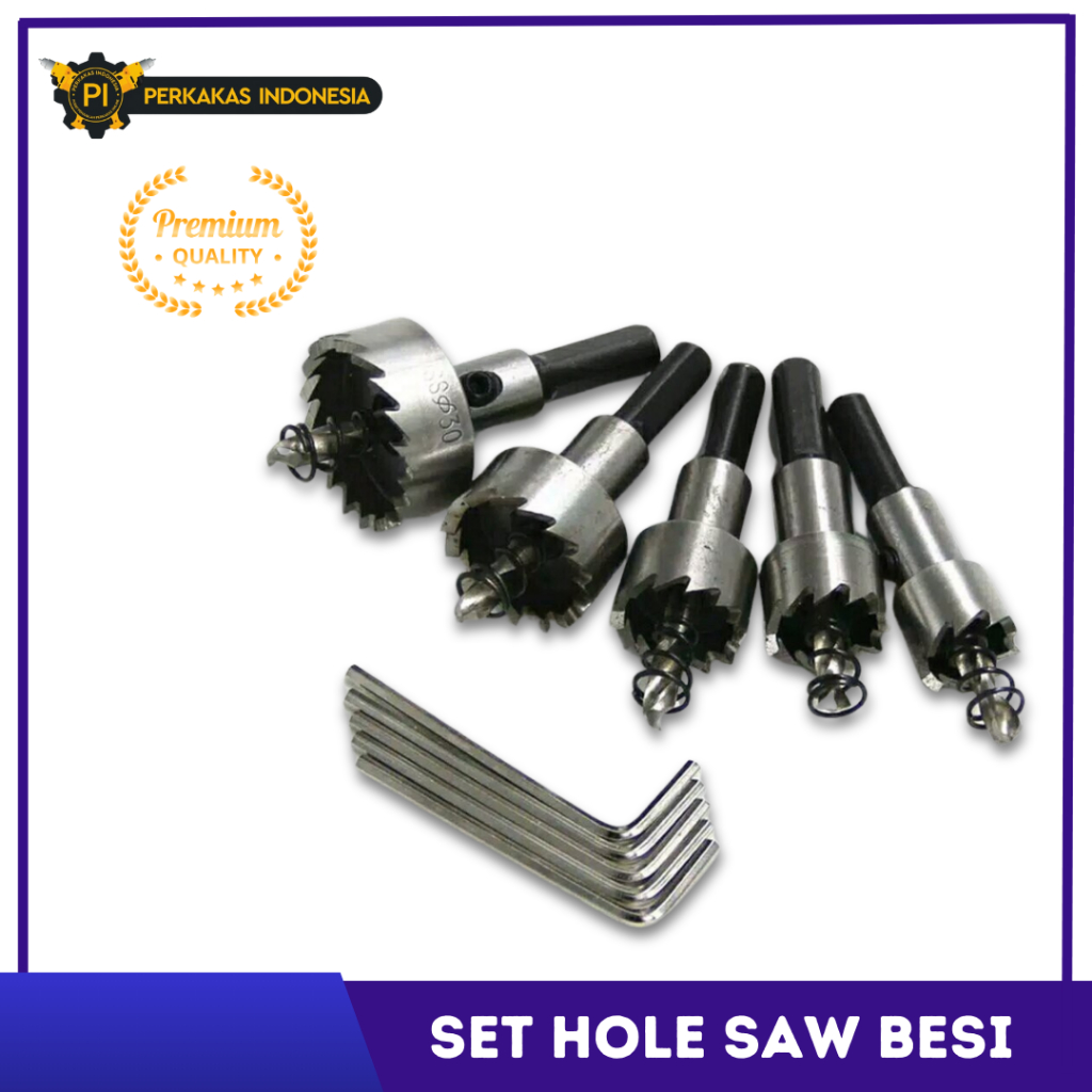 Jual Hole Saw Besi Metal Logam SET Mata Bor Pelubang Besi Aluminium ...