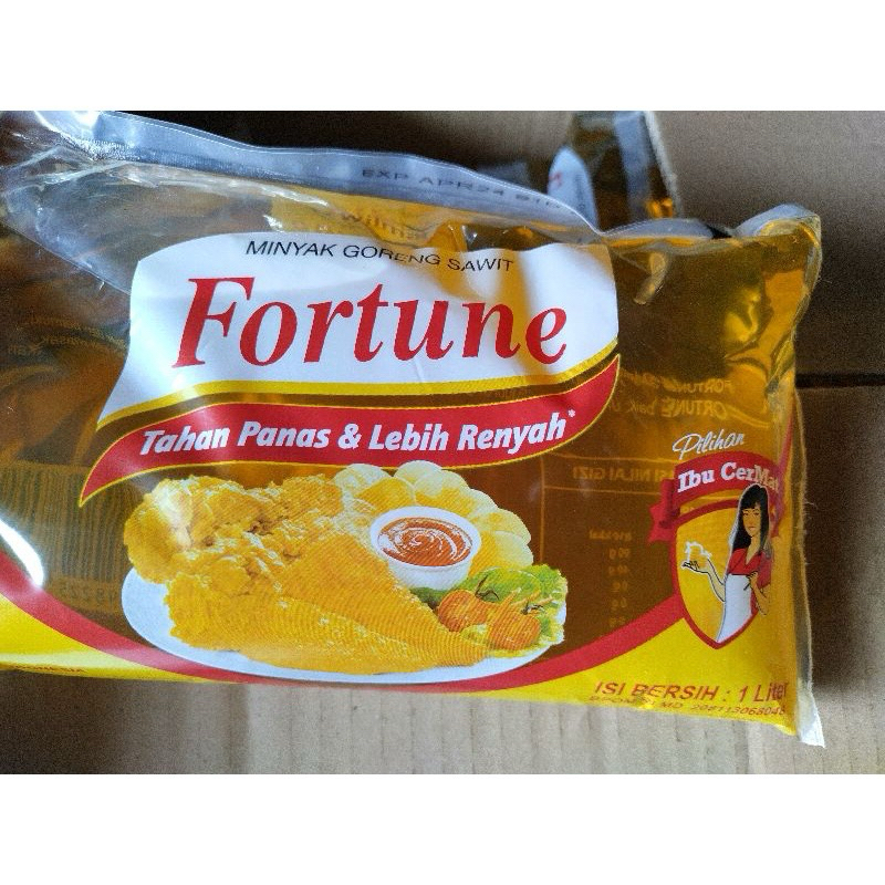 Jual MINYAK GORENG FORTUNE BANTAL KEMASAN 1 LITER | Shopee Indonesia