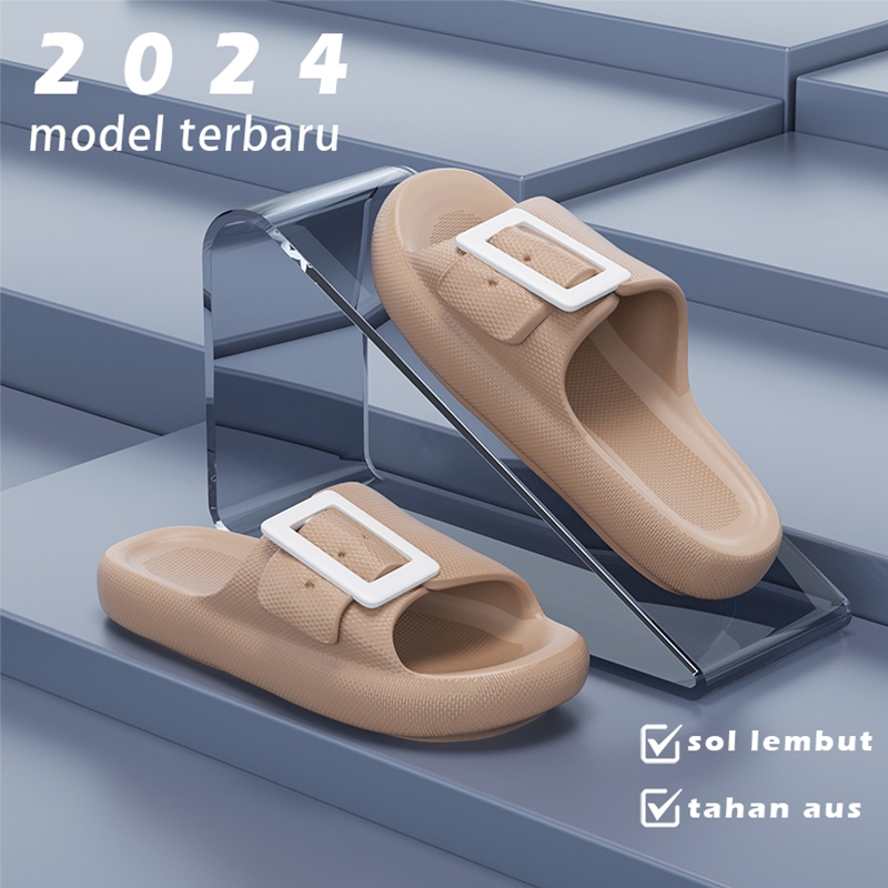 Jual Sandal Selop Wanita Platform Karet Jelly Kekinian Empuk Tidak ...