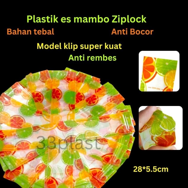 Jual 100Buah plastik jelly korea GRATIS CORONG Plastik Es Mambo Plastik ...