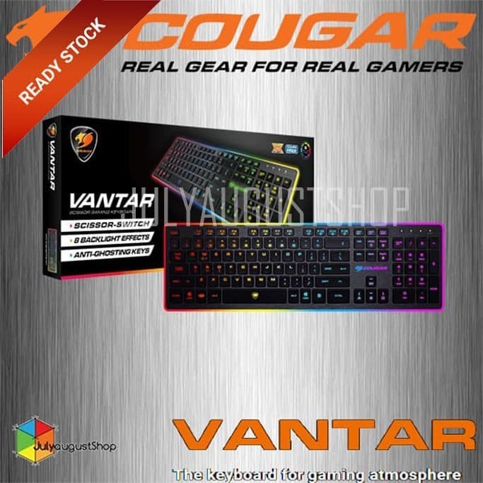 Jual Cougar Gaming Keyboard Vantar - 8 Colors Backlight Effect | Shopee ...