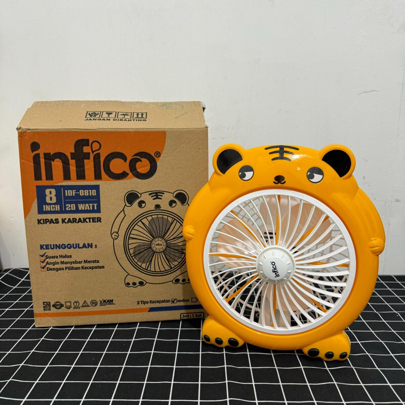 Jual Kipas Angin Karakter INFICO TIGER | Shopee Indonesia