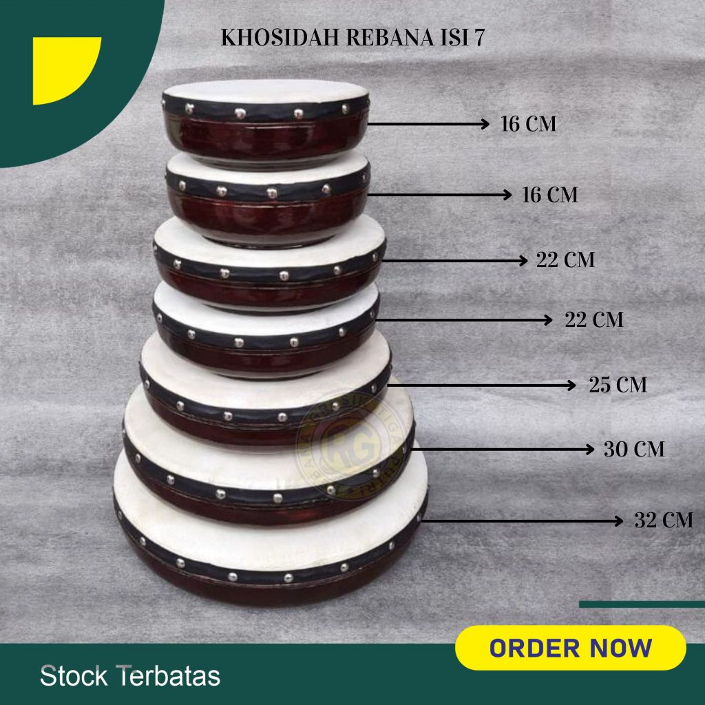 Jual Alat Musik Khosidah Anak Rebana Khosidah Mini Lengkap | Shopee ...