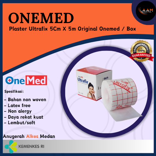 Jual PLESTER ULTRAFIX 5CM X 5M ORIGINAL ONEMED / BOX | Shopee Indonesia