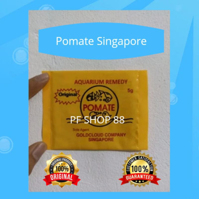 Jual Pomate Original Singapore 5 gr Pomet Obat Ikan Hias Jamur | Shopee ...