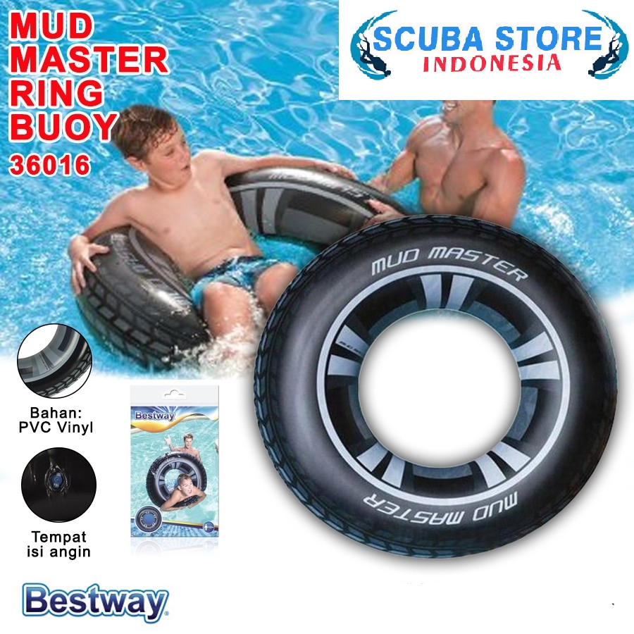 Jual 36016 Pelampung Bestway Mud Master Swimming Swim Ring Buoy Float Floating Tire Ban Renang ...