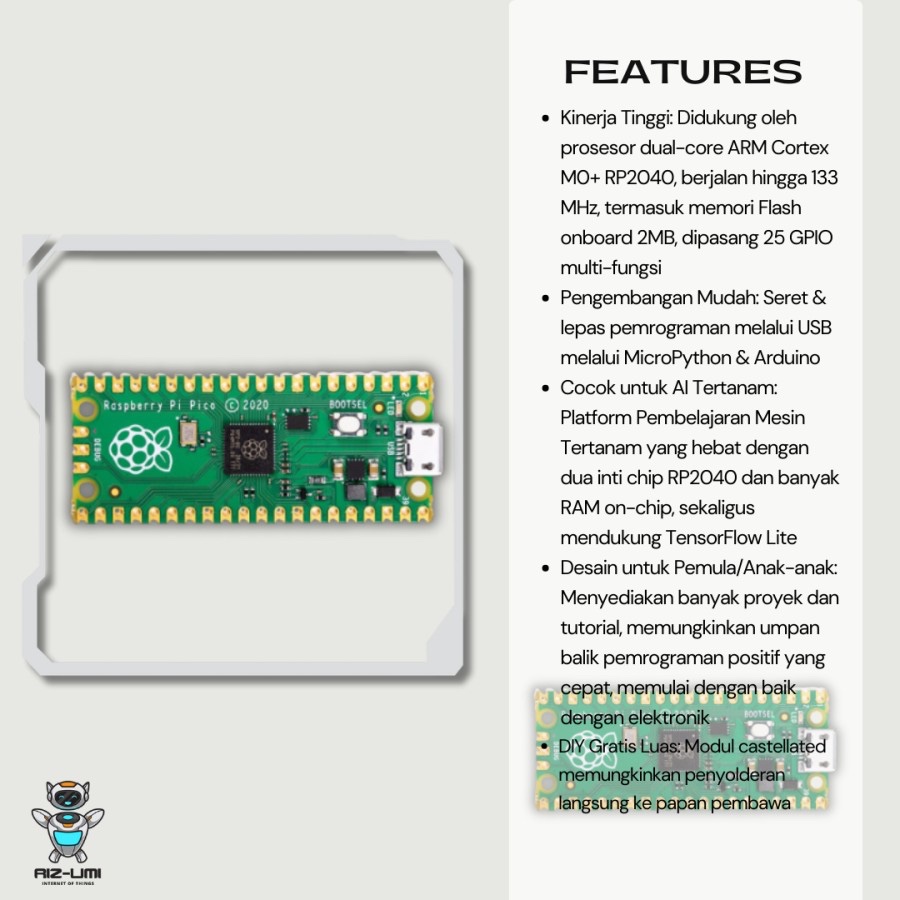 Jual Raspberry Pi Pico 3 Pcs | Shopee Indonesia