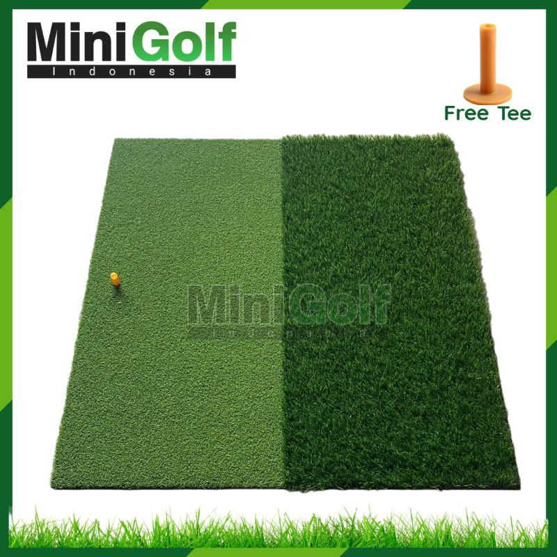 Jual Karpet driving golf + rough ukuran 120×120 cm / free tee / hitting ...