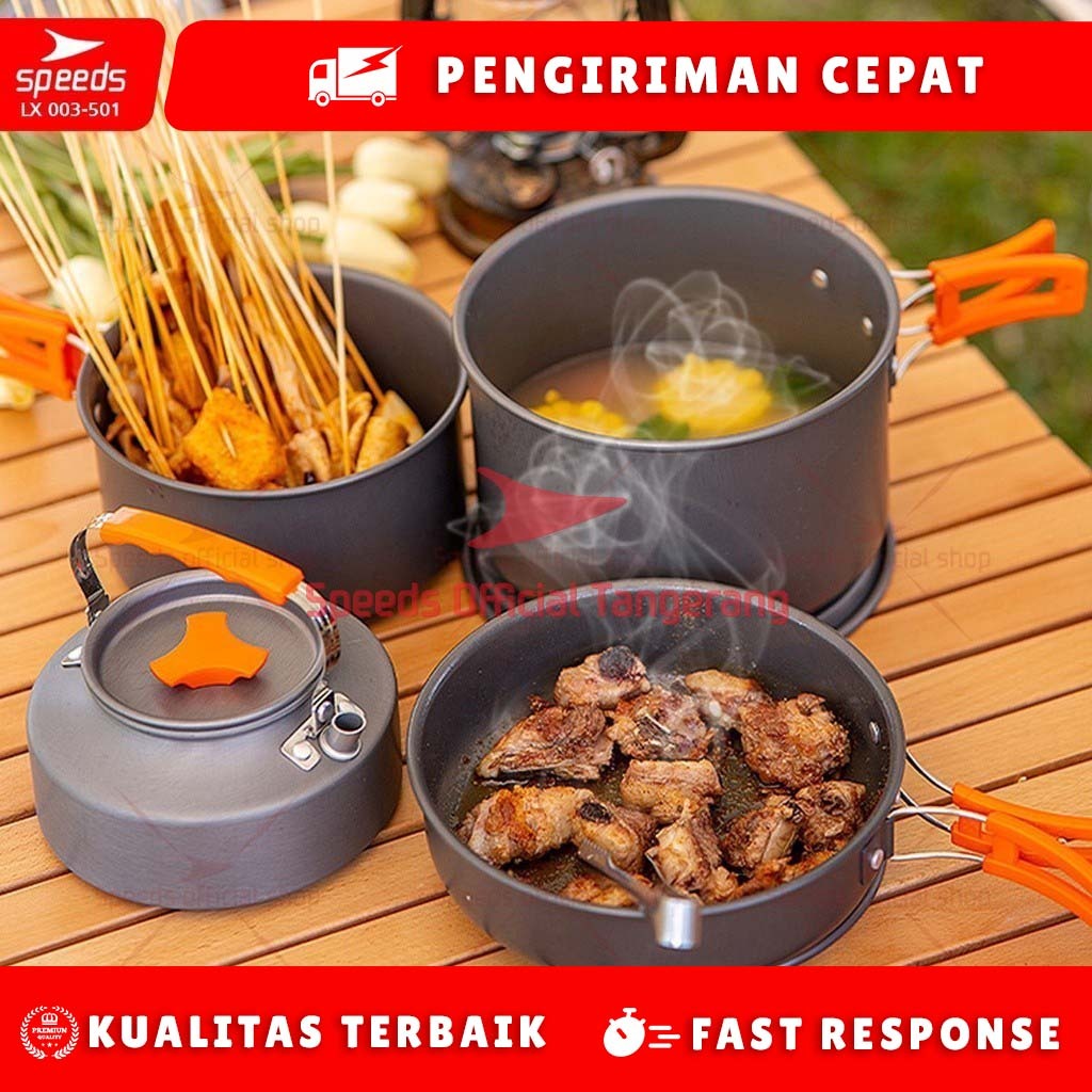 Jual SPEEDS Alat Masak Set Camping Mini Kemah Rekreasi Paket Cooking ...