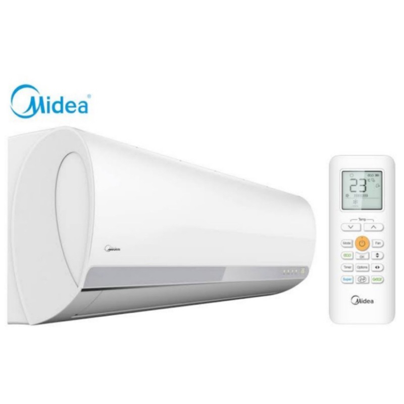 Jual AC MIDEA 1/2 PK air conditioner 0,5 PK. pendingin ruangan low watt ...