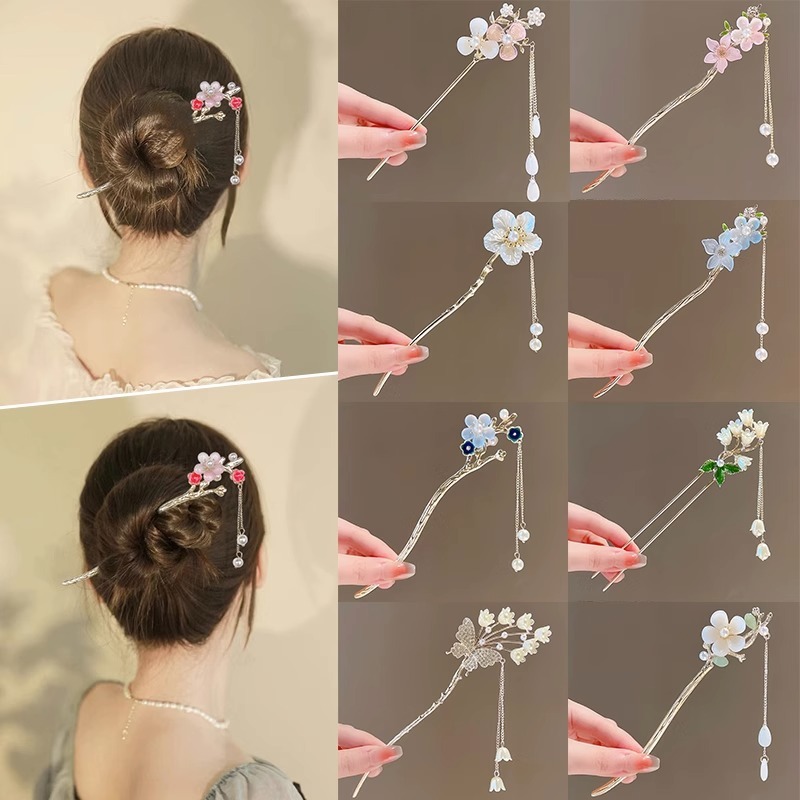 Jual Tusuk Konde Premium Wedding Sangjit Hairpin Sirkam Sanggul Cepol ...
