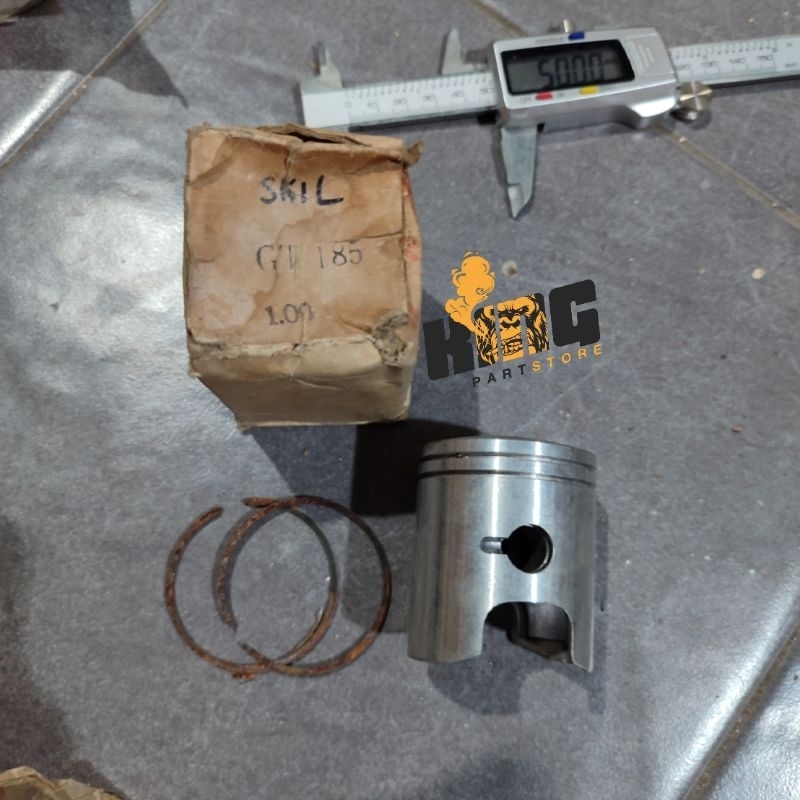 Jual PISTON SET RING SUZUKI GT185 TWIN OS 100 ORIGINAL SGP - SEHER SEKER GT 185 ORI JAPAN ...