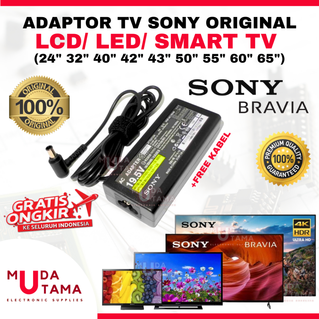 Jual ADAPTOR TV SONY LCD/LED/SMART BRAVIA 24"-65" ORIGINAL - ADAPTOR ...