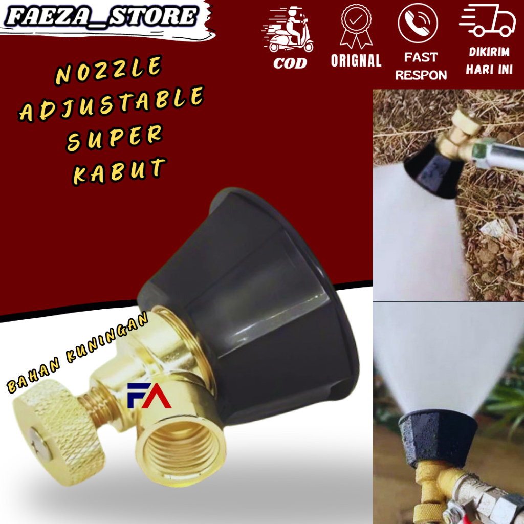 Jual Nozel Sprayer Spuyer Tengki Elektrik Black Siklon Adjustable ...