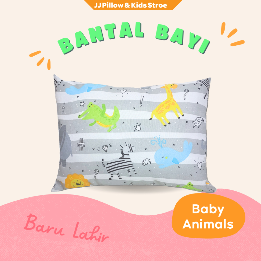 Jual Bantal Bayi Newborn Lembut 25x35 Cm | Shopee Indonesia