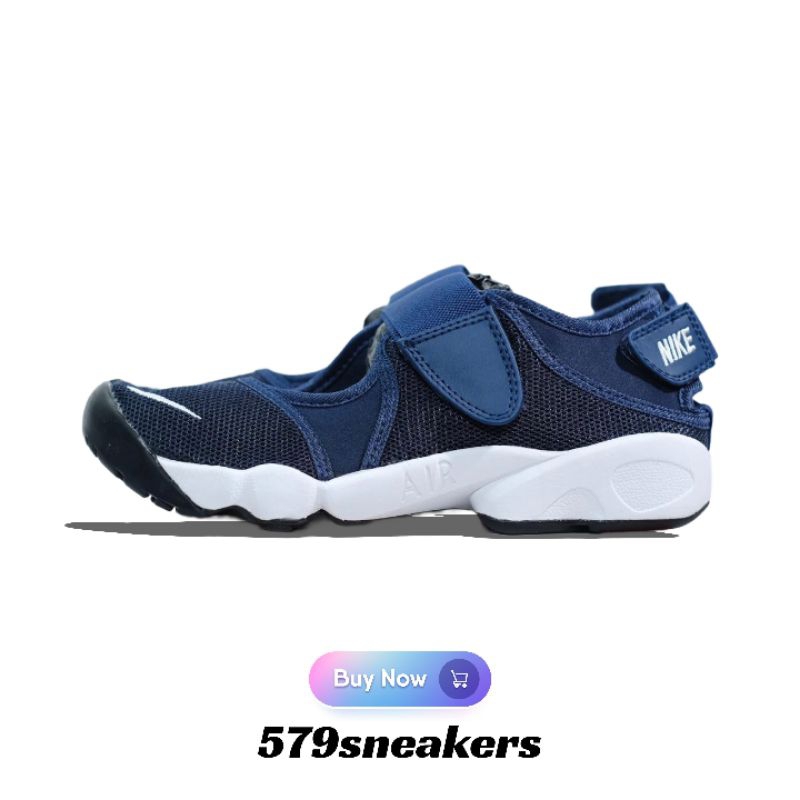 Jual Sepatu Ninja Nike Air Rift Women's Navy White 100% Original - Nike ...