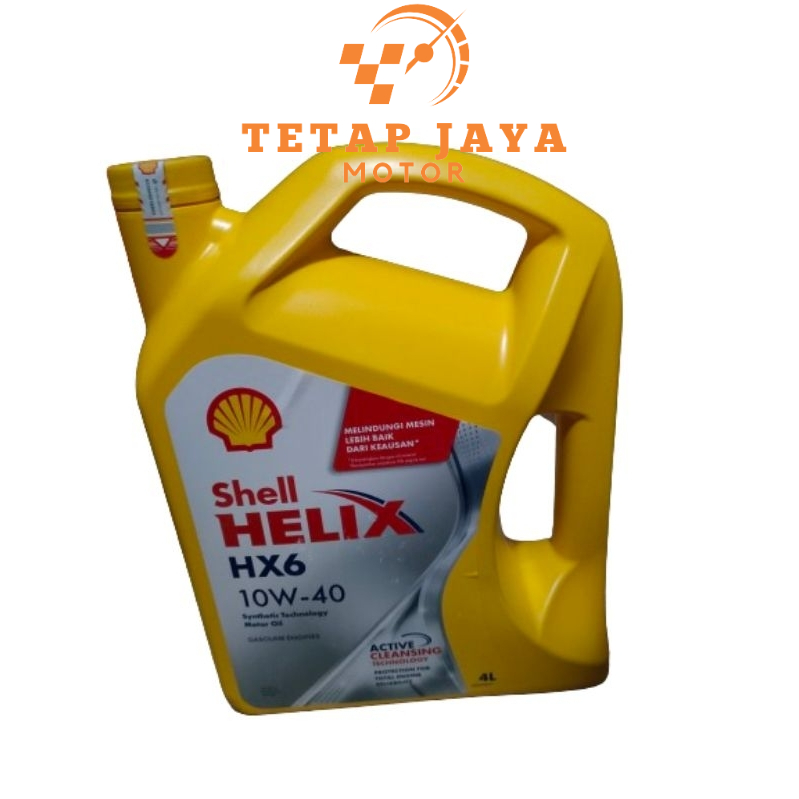 Jual OLI SHELL HELIX HX6 10W40 GALON 4LT | Shopee Indonesia