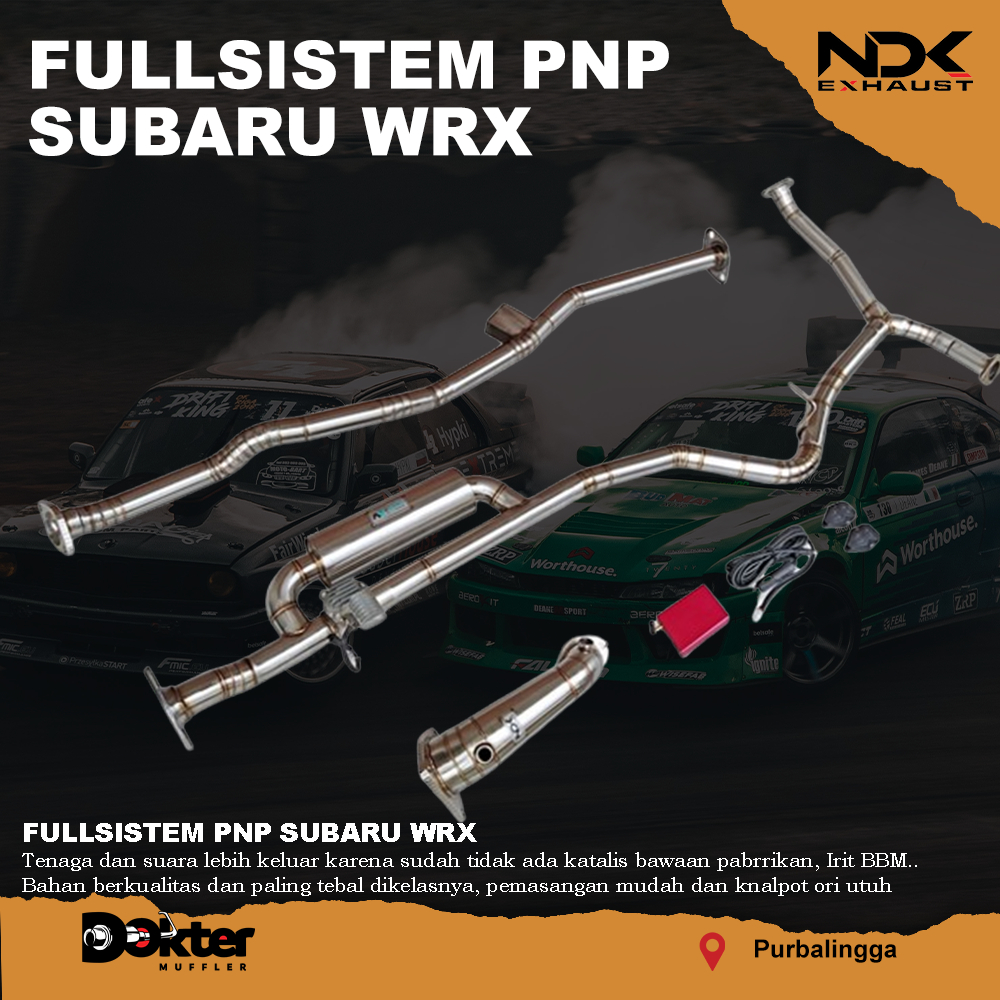 Jual KNALPOT RACING MOBIL SUBARU WRX FULLSISTEM PNP VALVETRONIC NDK ...