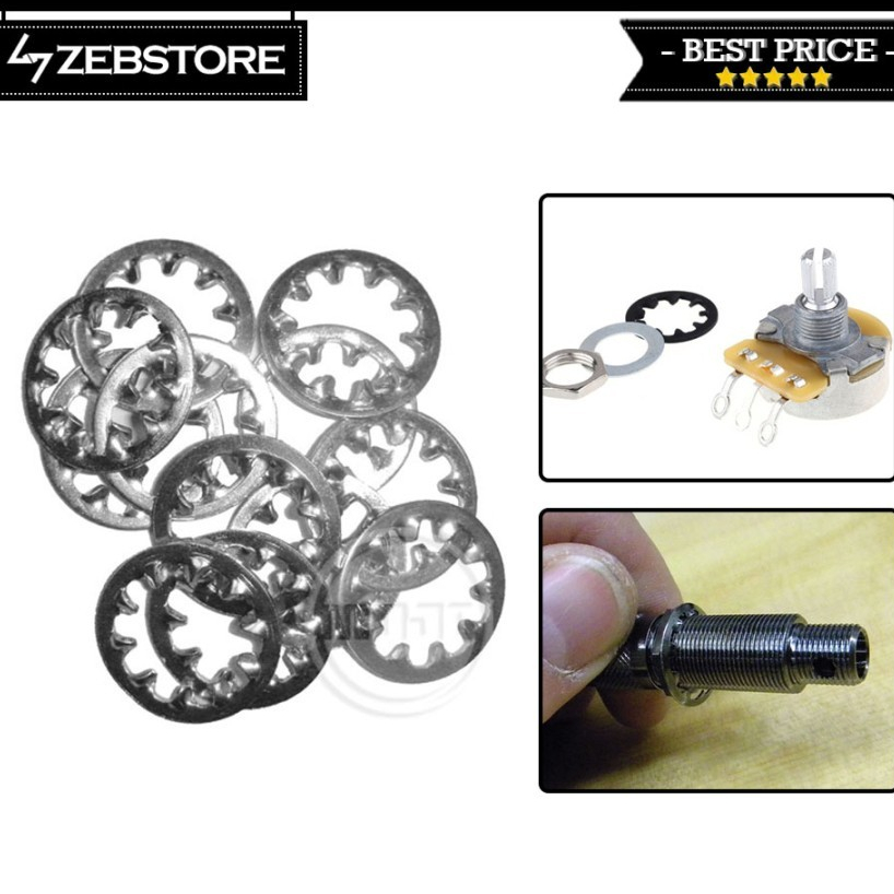 Jual Ring Socket Kunci Lock Washer Jack Pots Potensio Gitar Elektrik ...