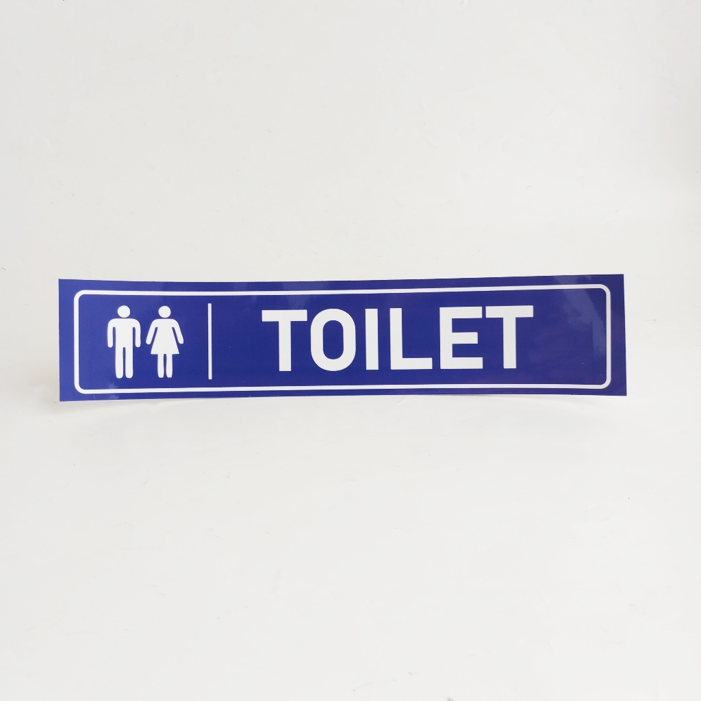 Jual Stiker Toilet/ Stiker Toilet Vinyl/ Label Toilet/ Stiker Toilet ...