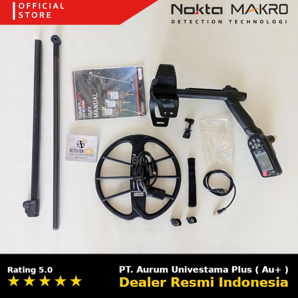 Jual Metal Detector Nokta Makro Simplex Ultra Basic Resmi Second Metal ...