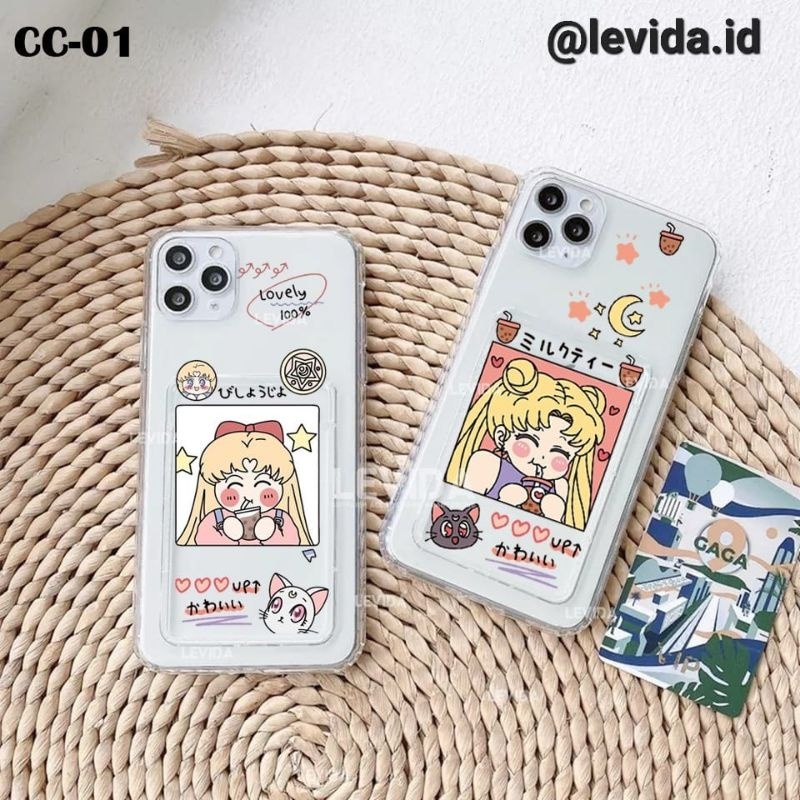 Jual Case Slot Kartu / Card Case Bening Gambar CC-01 SAMSUNG NOTE 20 ...