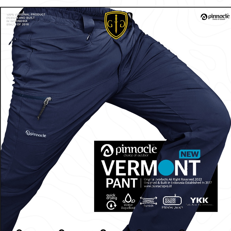 Jual PINNACLE VERMONT PANTS NAVY | Shopee Indonesia