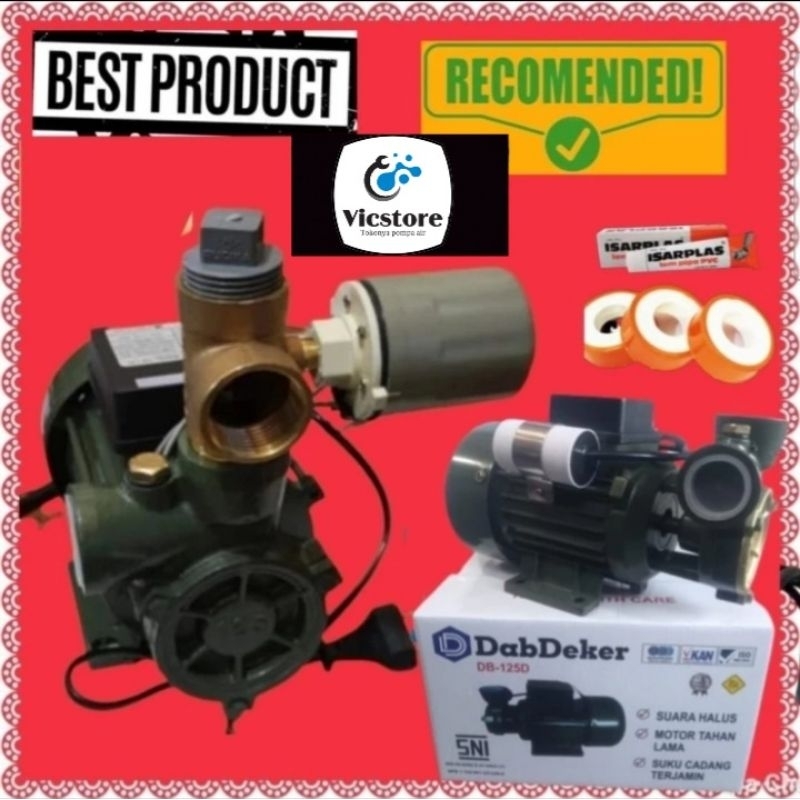 Jual Mesin pompa dorong air toren lucky ls 350 tandon lab 55 550 liter ...