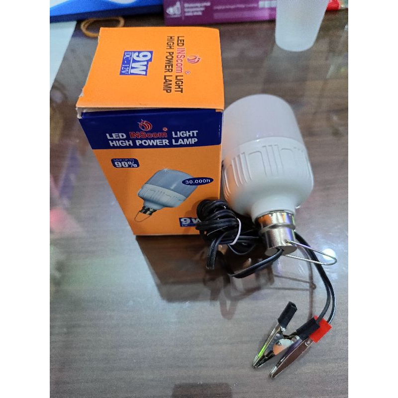 Jual LED Aki Inscom Arus DC 12V 9 Watt | Shopee Indonesia