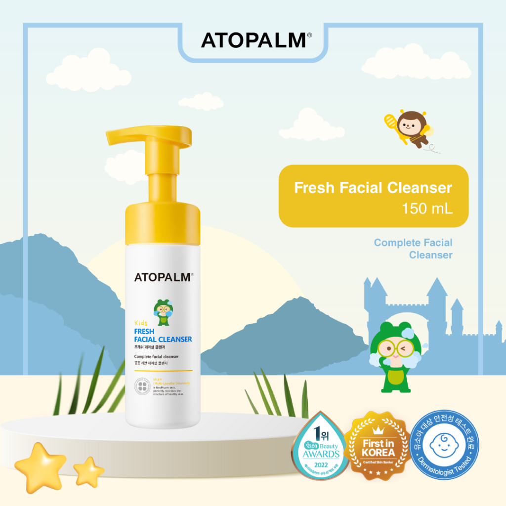 Jual ATOPALM Fresh Facial Cleanser Kids 150ml - Sabun Cuci Muka Anak ...