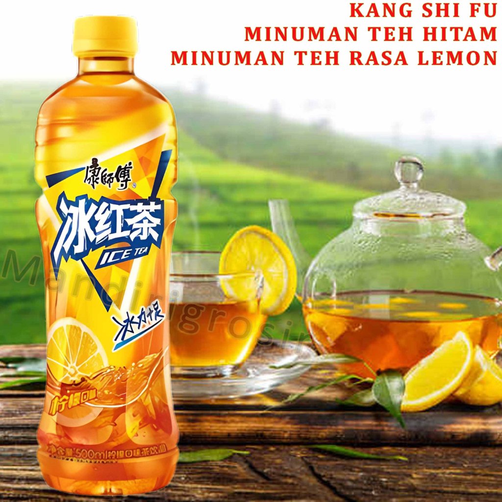 Jual Minuman Teh Hitam * Kang Shi Fu * Minuman Teh Rasa Lemon * 500ml ...
