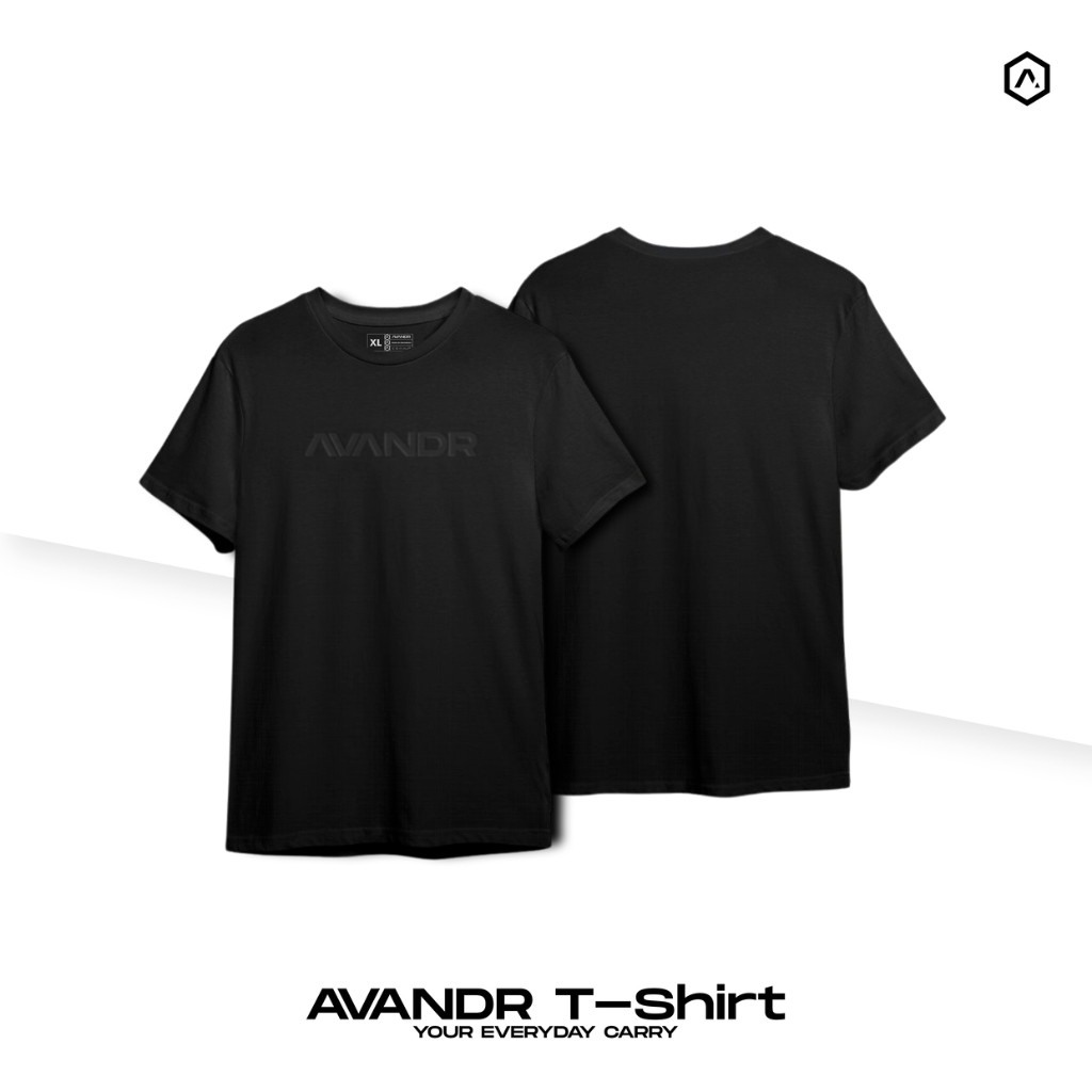 Jual [SPECIAL LIVE] AVANDR T-shirt Kaos Polos Hitam Cotton Combed 24's ...