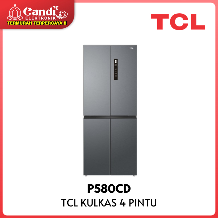 Jual TCL Kulkas 4 Pintu Multidoor 541 Liter Twin Eco Inverter P580CD ...