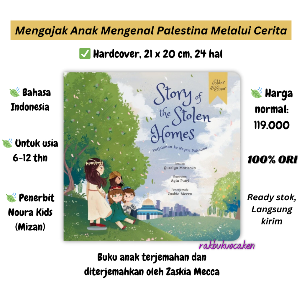 Jual Hardcover Buku Anak Terjemahan Story of the Stolen Homes ...