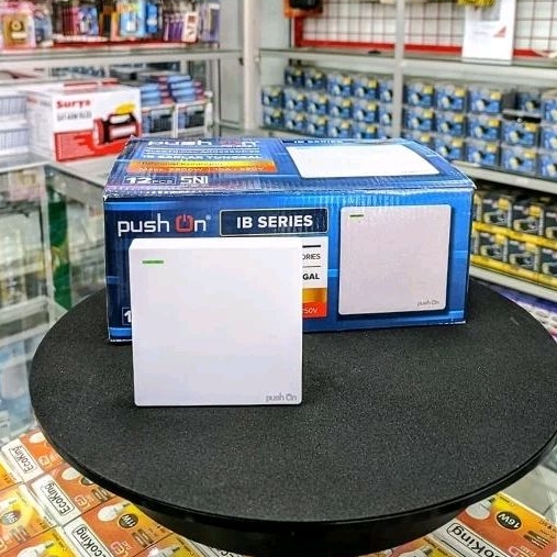 Jual saklar stop kontak push on engkel dan seri | Shopee Indonesia
