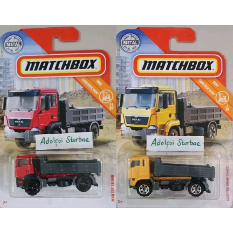 Jual matchbox man tgs dump truck 18.440 mbx construction | Shopee Indonesia